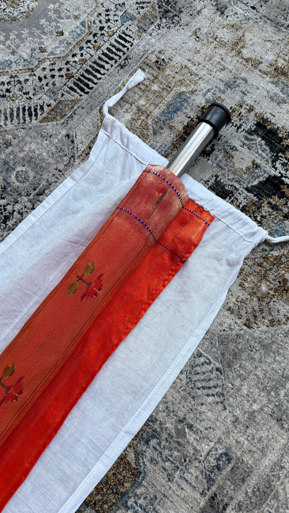 Muslin Rod Cover – Paithanisbymrugakirloskar